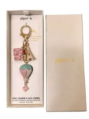 Piper K | Accessories | Piper K Paris Adventure Bag Charmkeychain Multi ...